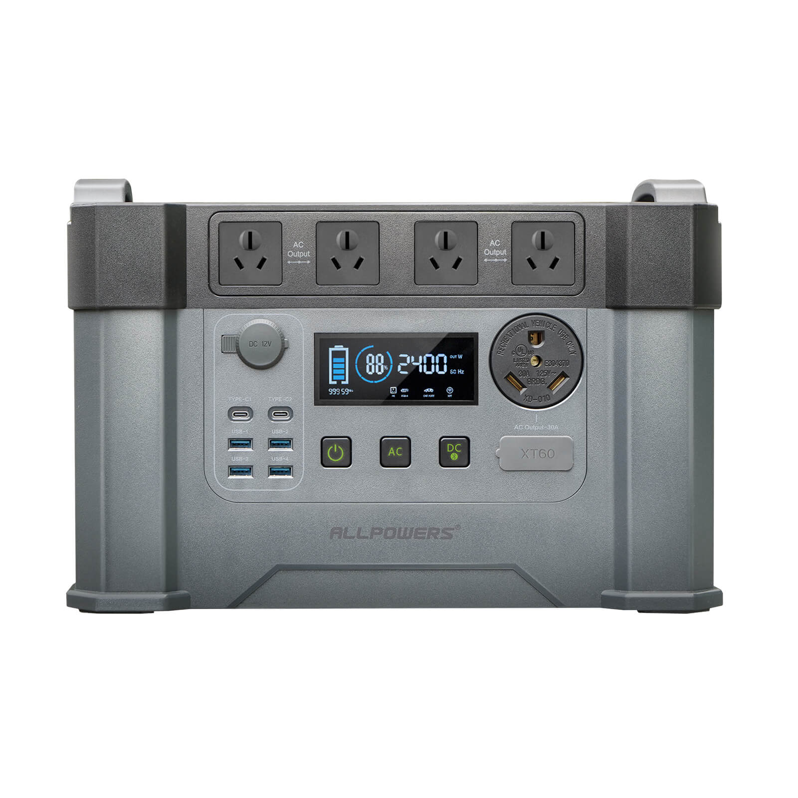 ALLPOWERS S2000 Pro Portable Power Station 2400W 1500Wh Backup Power