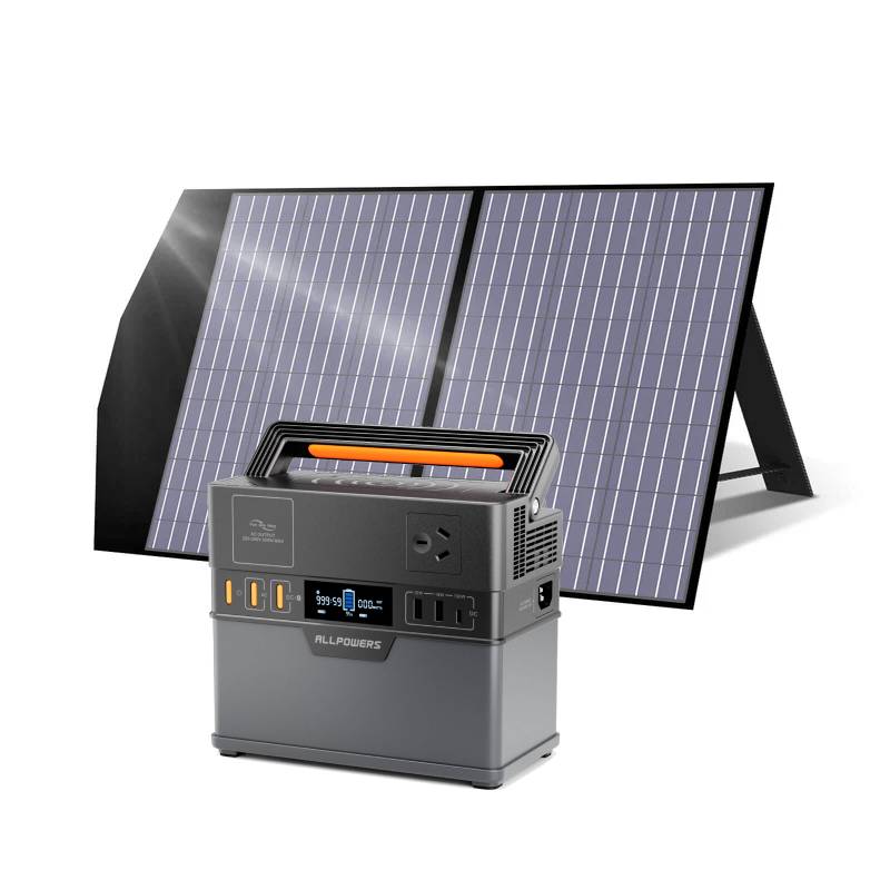 ALLPOWERS 300W Solar Generator Kit (S300 PLUS + SP027 100W Solar Panel