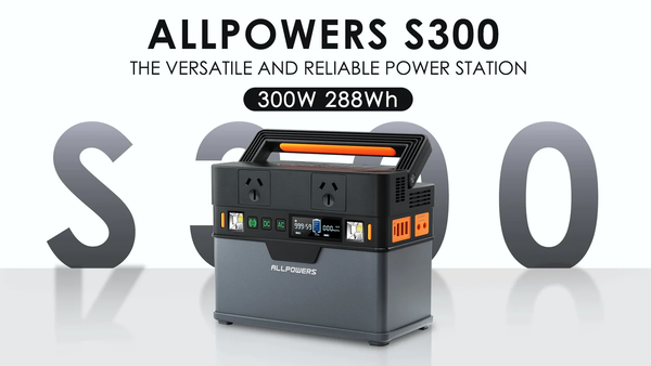 ALLPOWERS S300 Portable Power Station 300W 288Wh Backup Power Supply