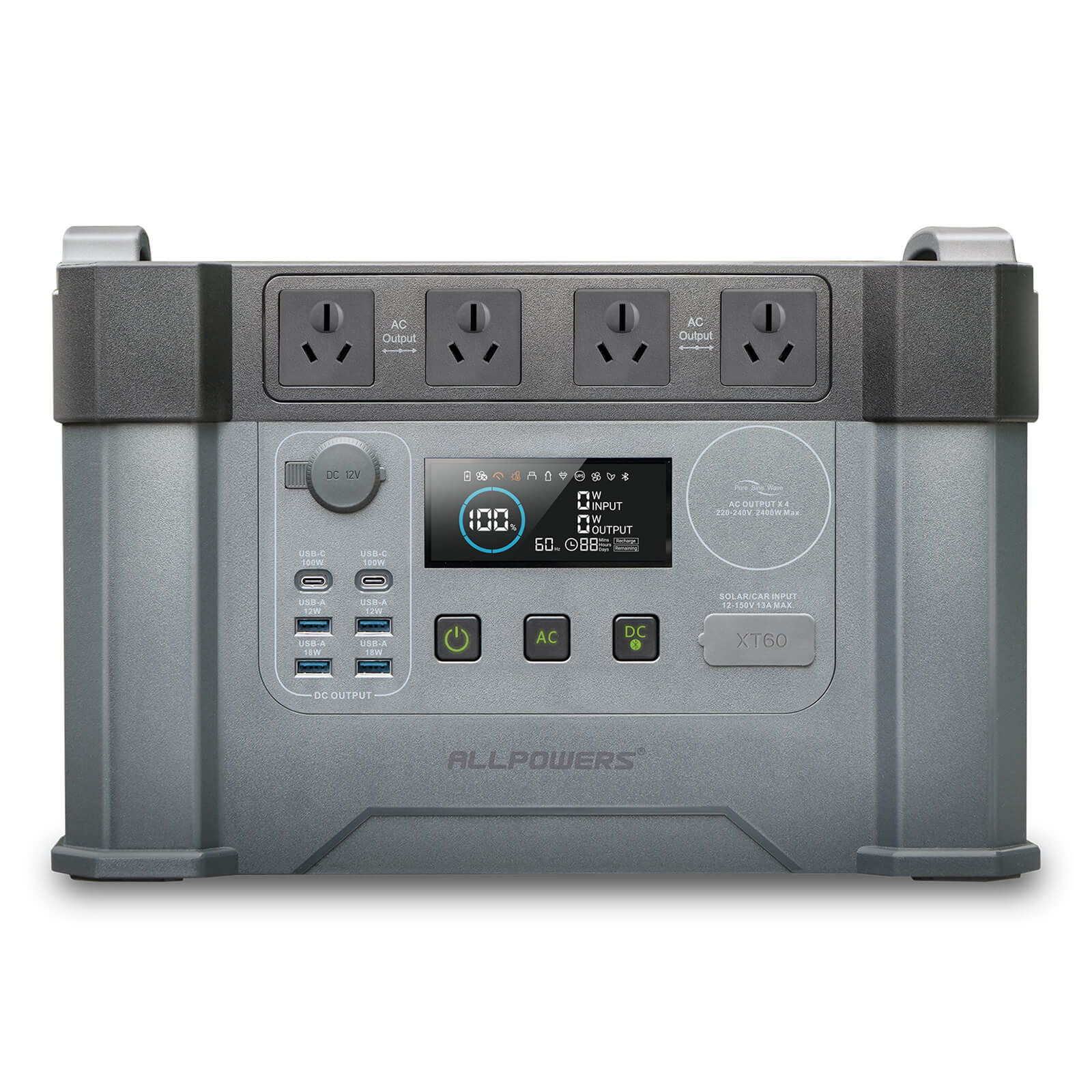 ALLPOWERS S2000 Pro Portable Power Station 2400W 1500Wh Backup Power